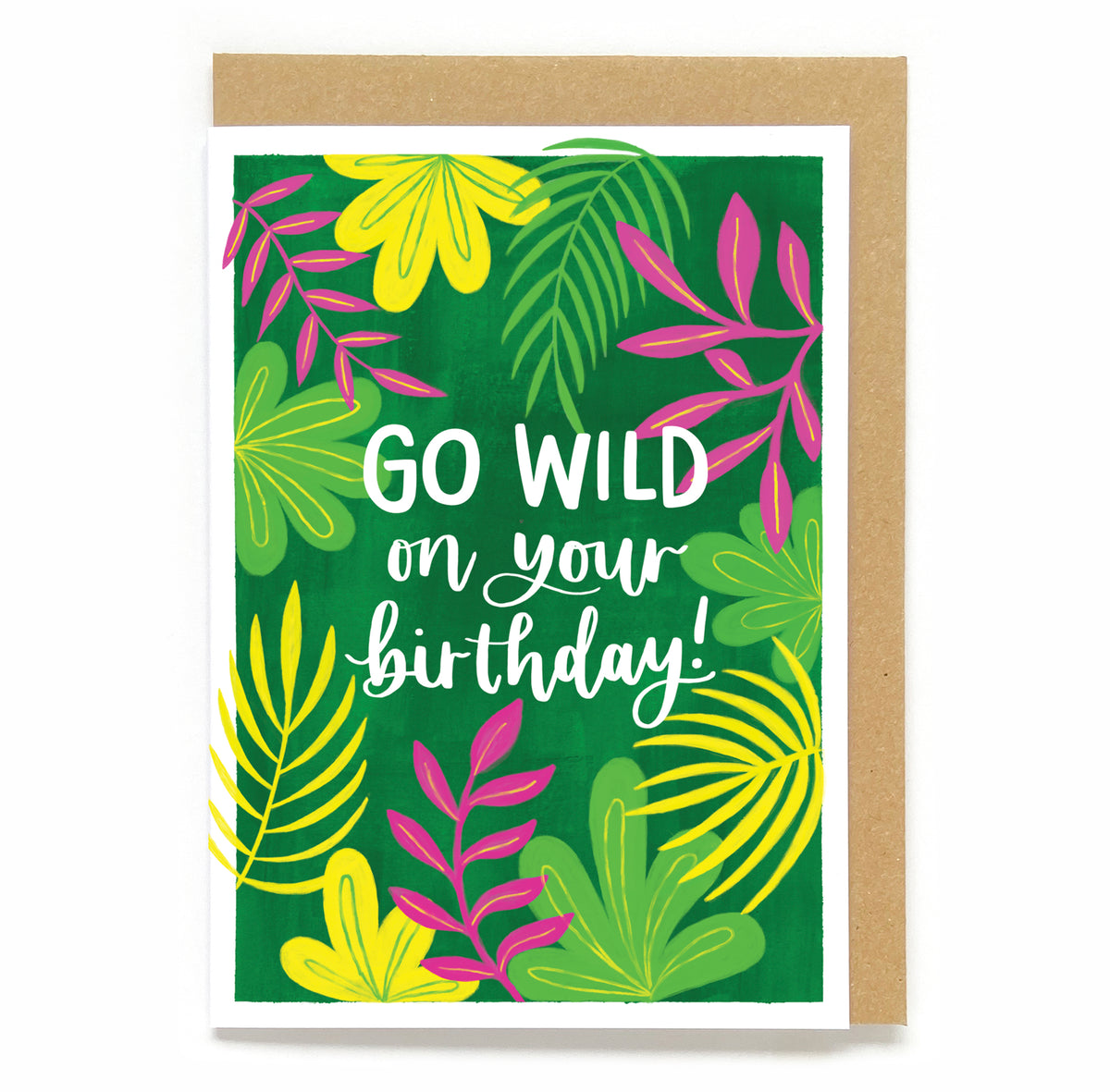 Botanical birthday card - Go wild on your birthday! – Now Then, Sunshine